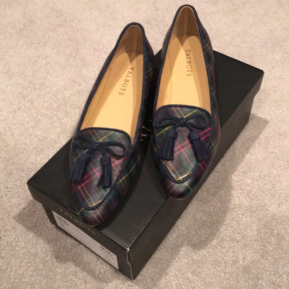Talbots | Shoes | Nwt Talbots Plaid Flats | Poshmark